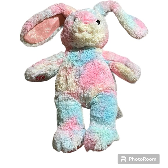 Build-A-Bear | Toys | Rare Build A Bear Bab Pastel Swirl Pawlette Bunny ...